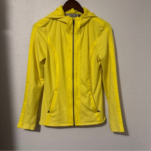 Athleta | Jackets & Coats | Athleta Bright Yellow Running Jacket | Poshmark
